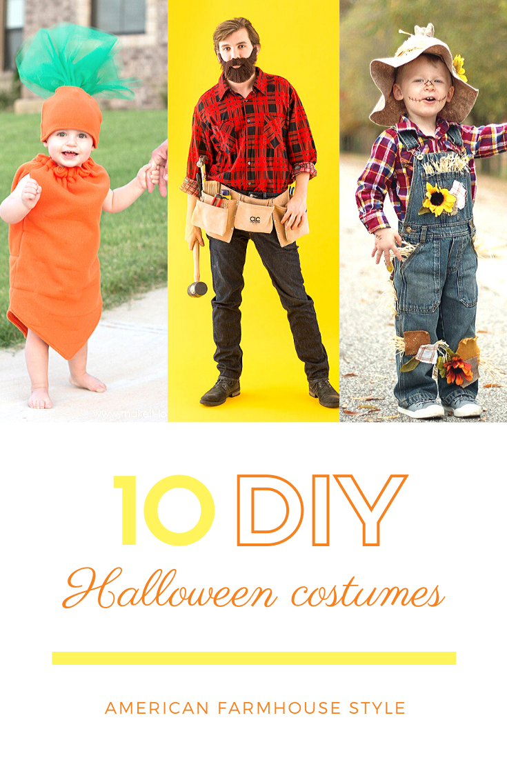 10 Boo-tiful DIY Halloween Costumes - American Farmhouse Style
