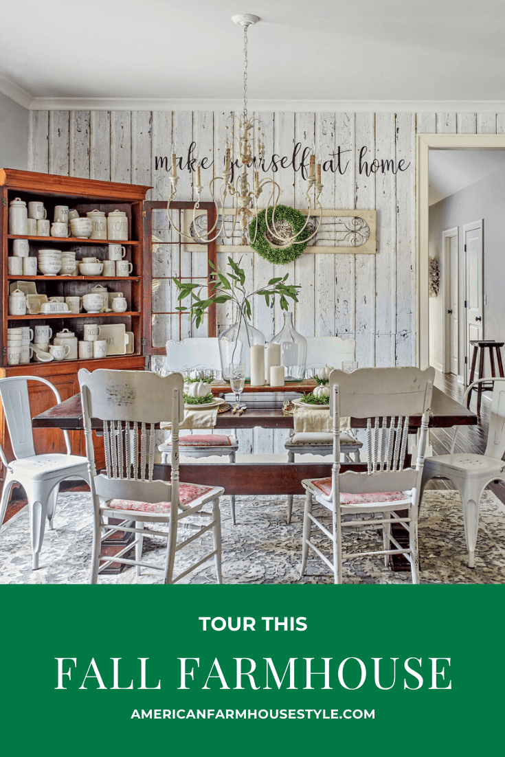 A Homey Fall Farmhouse in Alabama - American Farmhouse Style