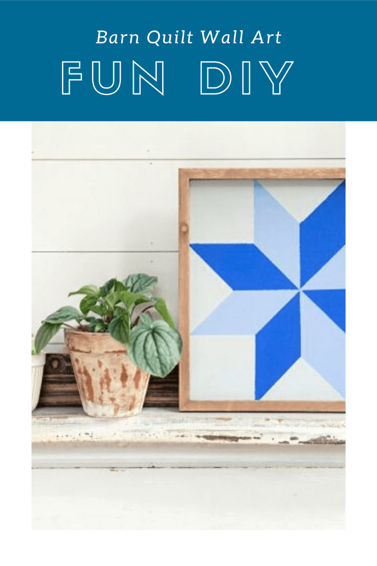 DIY Barn Quilt Wall Art - American Farmhouse Style