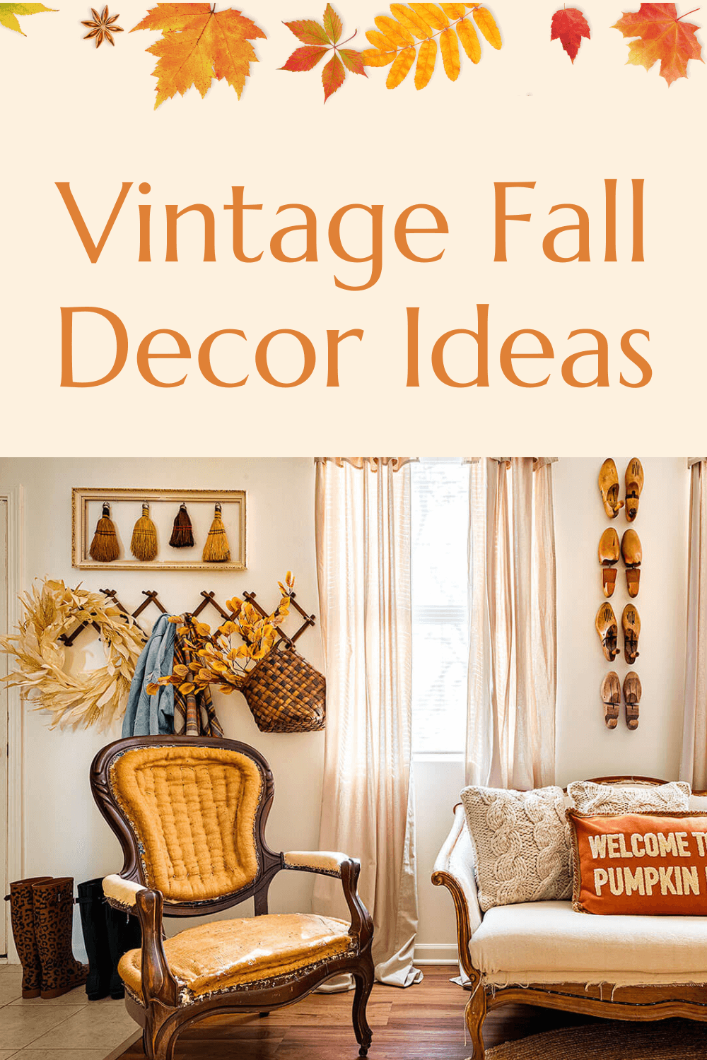 Vintage Fall Decor Ideas - American Farmhouse Style